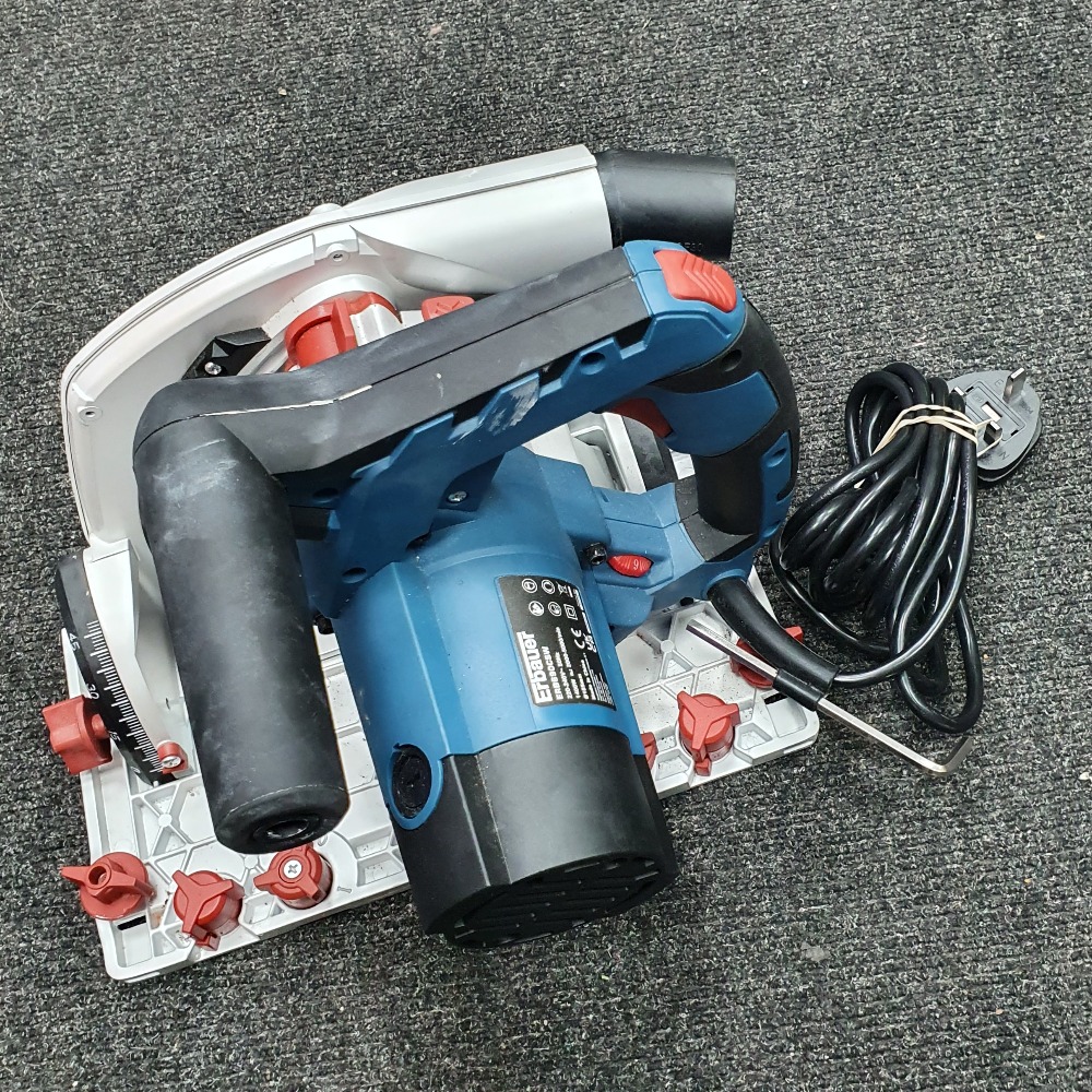 Pre-owned Erbauer Erbauer ERB690CSW Corded Electric Brushed Plunge Saw ...